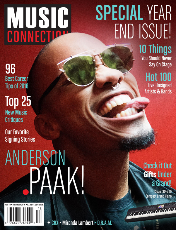 December 2016 - Music Connection Magazine