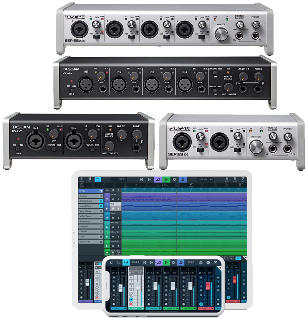 TASCAM Audio Interfaces Now Bundled with New Cubasis LE3