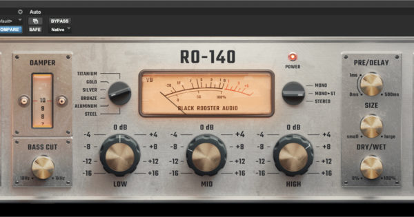 New Toys: Black Rooster Audio RO-140 Plate Reverb - Music Connection ...
