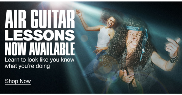 Guitar Center Expands Lessons to Offer Air Guitar Instruction - Music ...