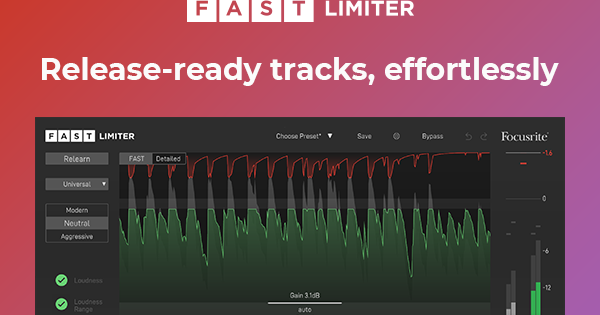 Focusrite and Novation Launch FAST Limiter and FAST Bundle - Music Connection Magazine