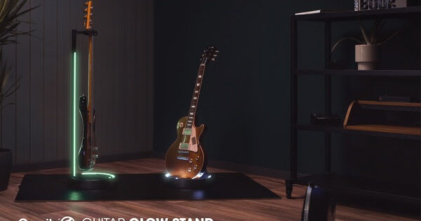 Gravity takes the art of the guitar stand to colourful new heights with ...
